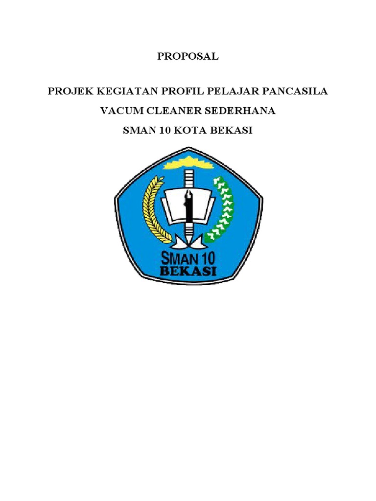 Proyek Vacum Cleaner SMAN 10 Bekasi | PDF