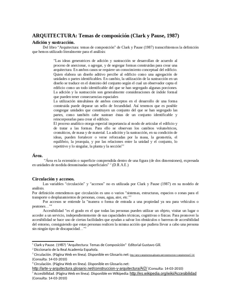 Análisis de los conceptos de adición y sustracción en la composición ...