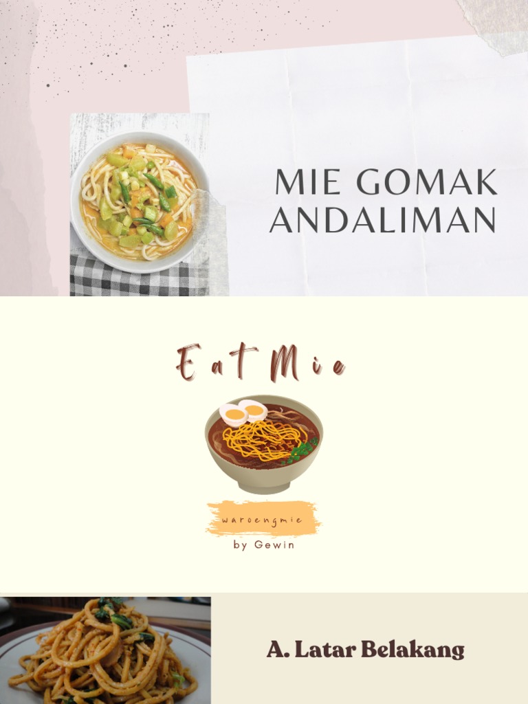 Mie Gomak Andaliman | PDF