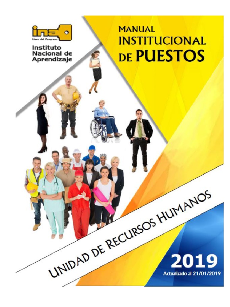 Manual Puestos INA Dic2019 | PDF | Seguridad y salud ocupacional ...