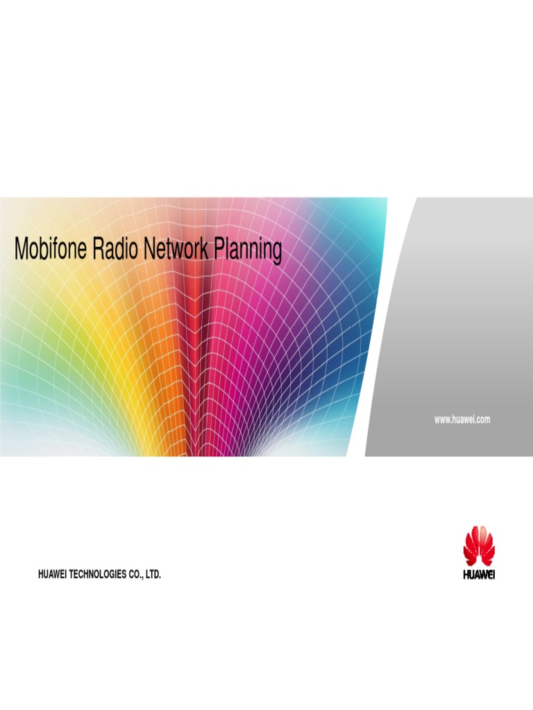 RF Planning Instroduce V1.0 | PDF | Lte (Telecommunication) | 4 G