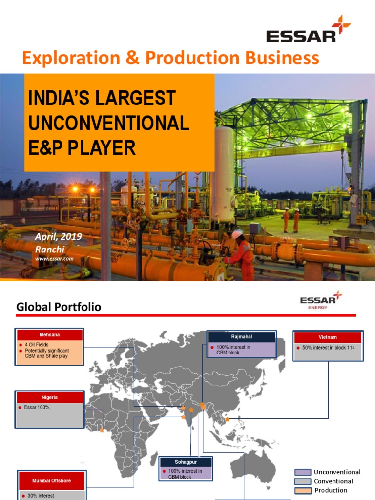 ESSAR REPORT Technical Session-III EOGEPL-Raniganj East CBM Project | PDF | Biogas | Natural Gas