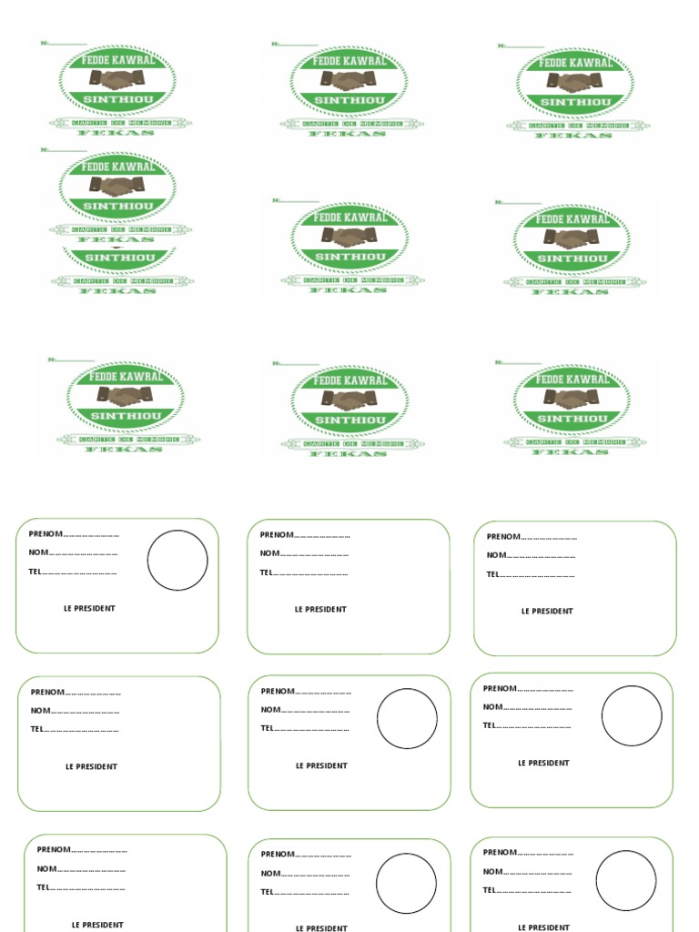 Modele Badge | PDF