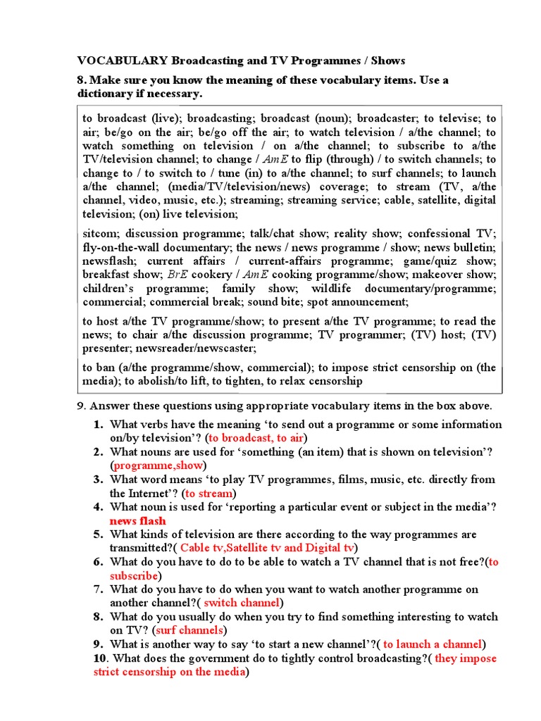 Handout 10 | PDF | Television | News