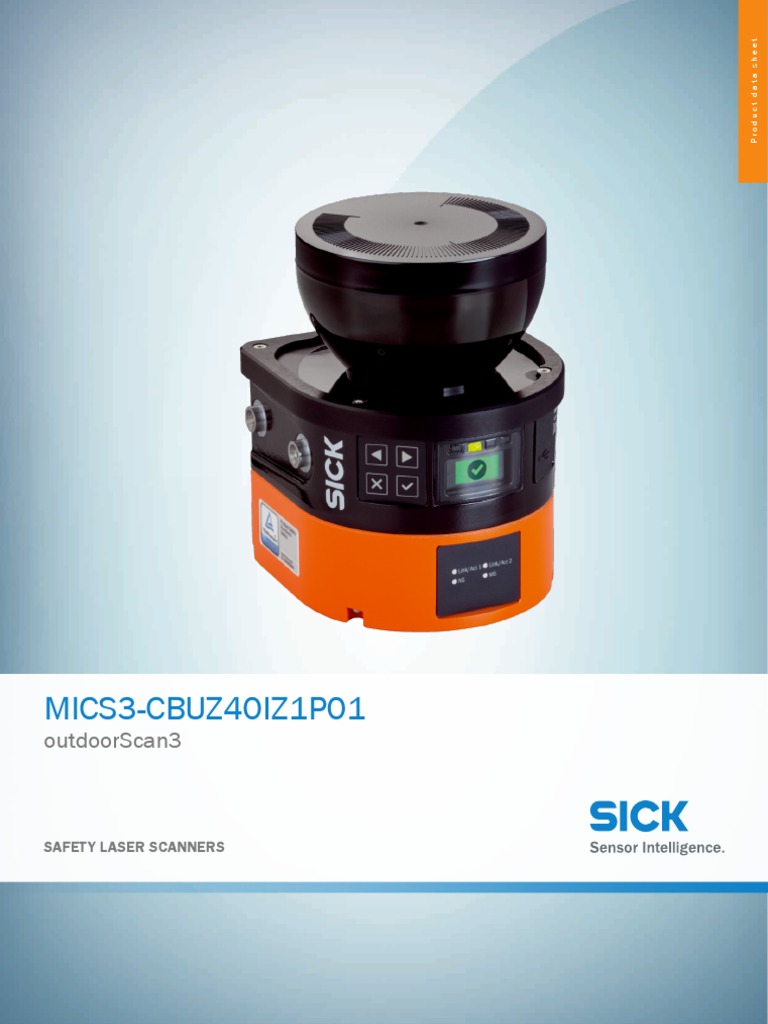 Datasheet MICS3-CBUZ40IZ1P01 1094472 en | PDF | Electrical Connector | Image Scanner