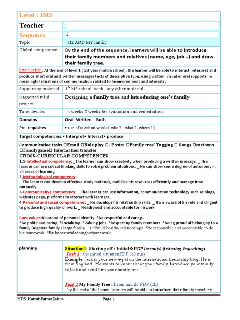 1MS Seq 2 | PDF | Learning | Information