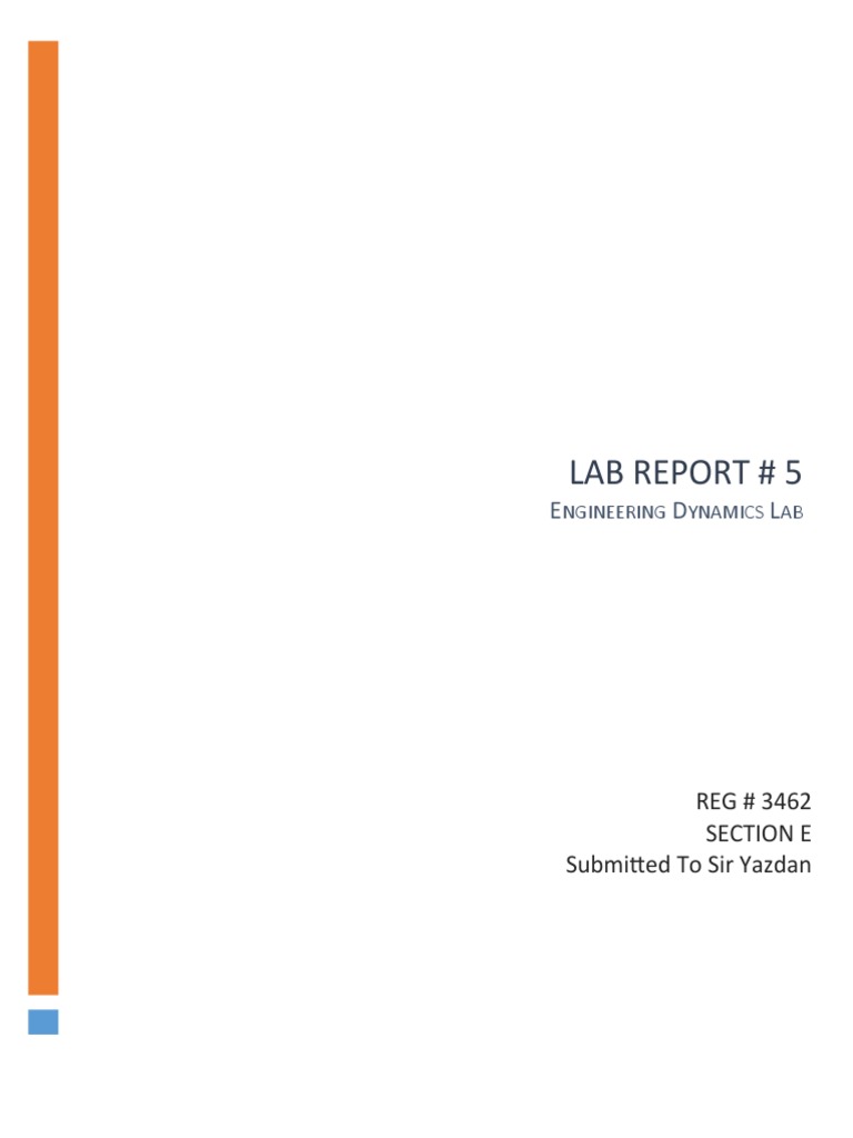 Dynamics Report 5 | PDF | Science & Mathematics | Technology & Engineering