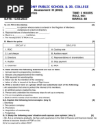 12th Commerce Ocm Smart Notes | PDF | Employment | Salary