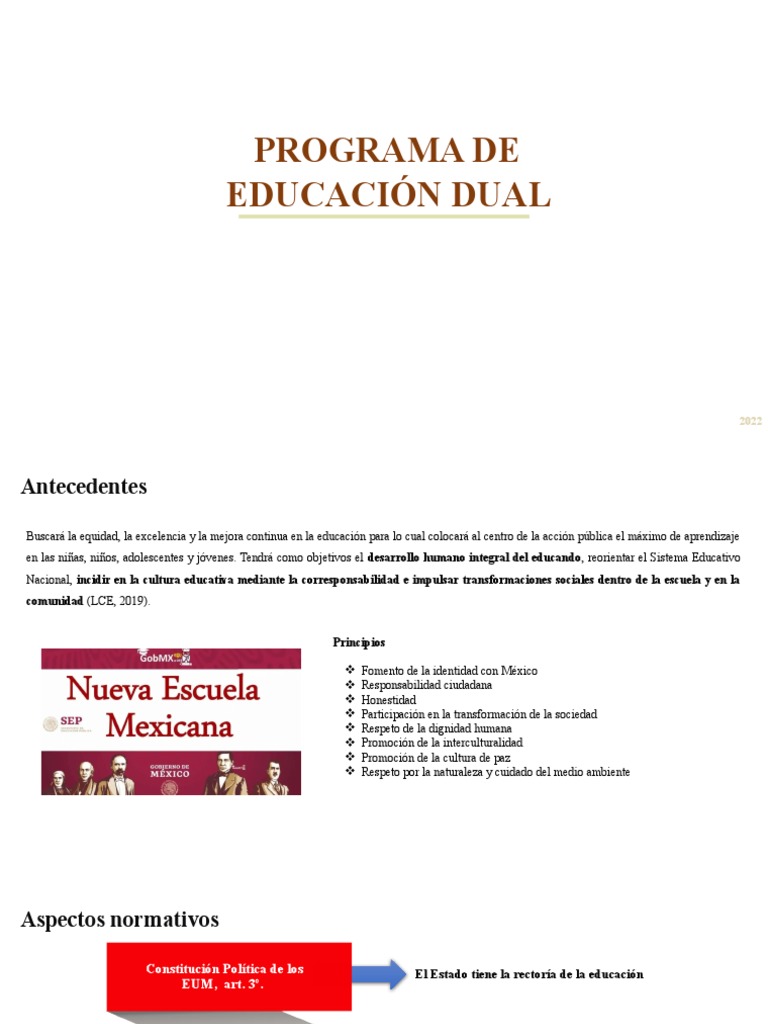 Educación Dual: Formación Integral CONALEP | PDF | Evaluación