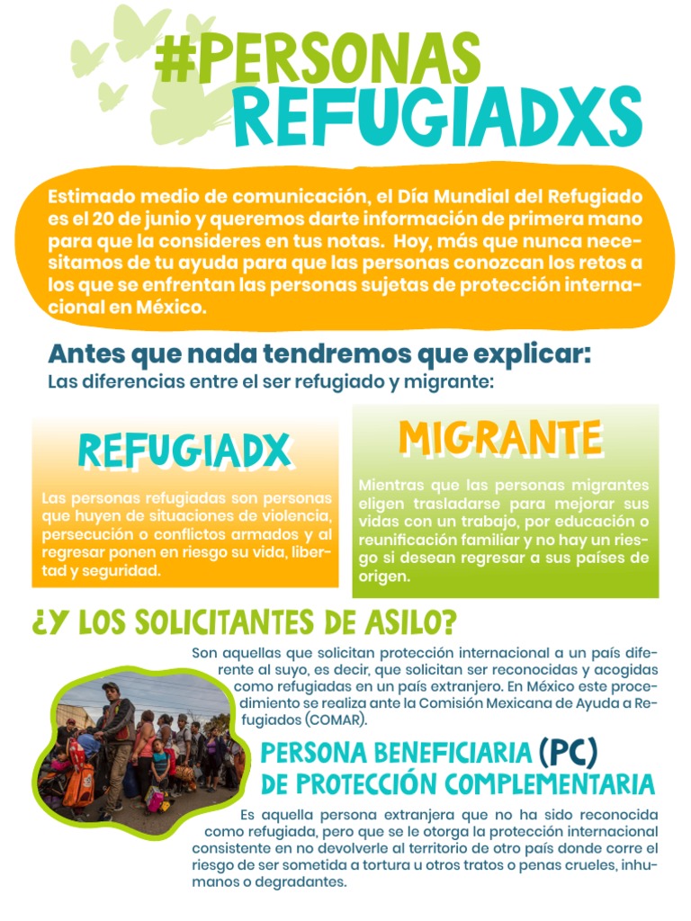 Frases sobre refugiados en México | PDF | Solicitante de asilo | México