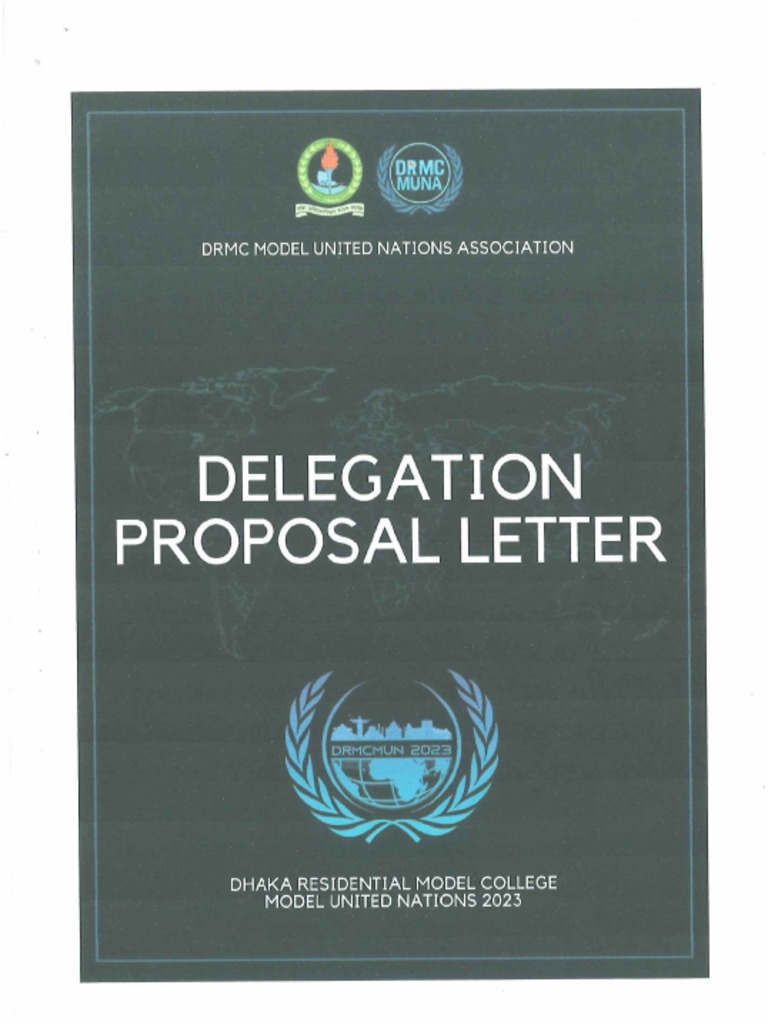 MUN Delegation Proposal Letter | PDF