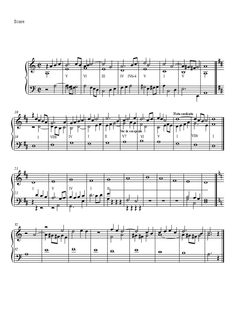 Práctica De Contrapunto Pdf