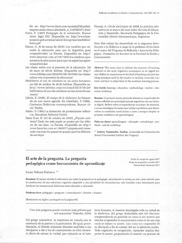 Neuhen (2017) - El Arte de La Pregunta | PDF