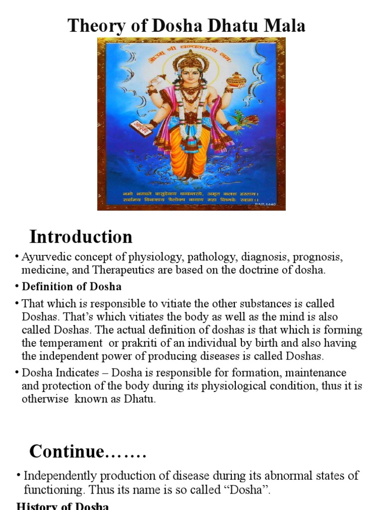 Dosha Dhatu Mala | PDF | Ayurveda | Human Feces