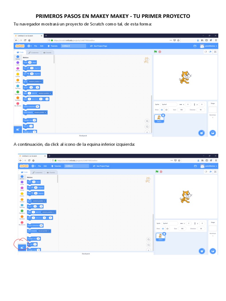 Primer Proyecto de Makey Makey Con Scratch | PDF | Arte | Informática