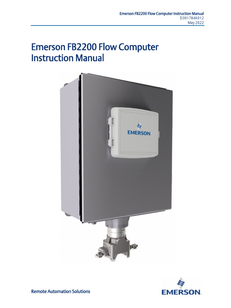 Emerson Fb2200 Flow Computer Instruction Manual en 586724 | PDF ...
