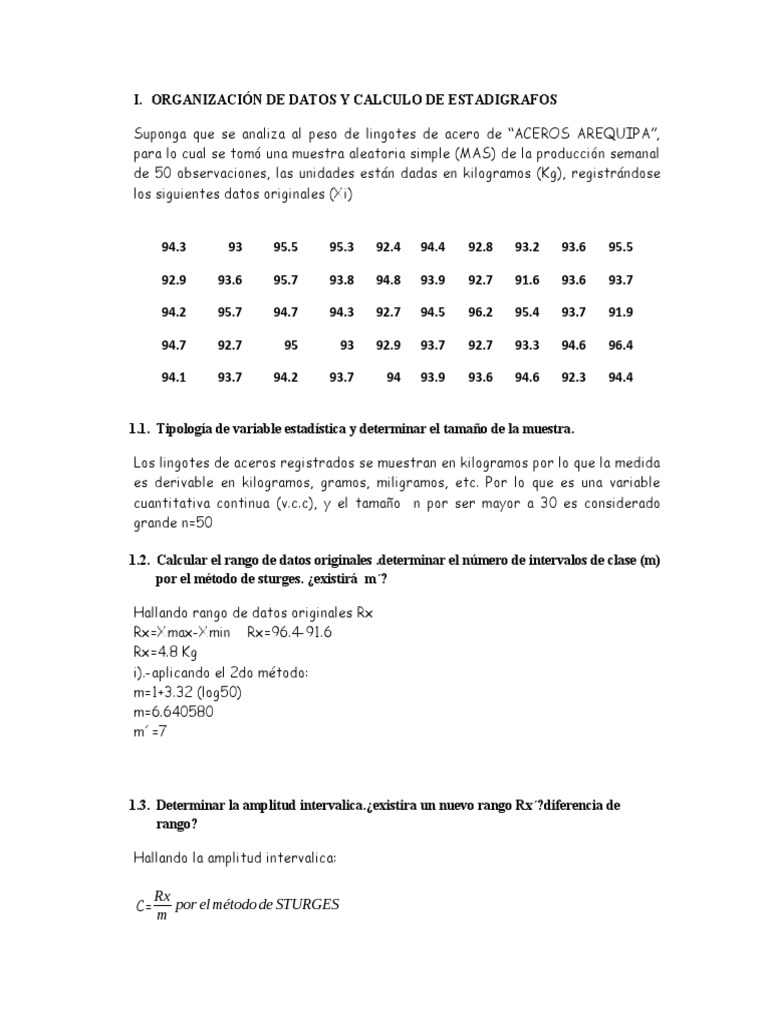 Trabajo Encargado de Estadistica N° 2 Pregunta 1 | PDF | Estadísticas | Probabilidades y ...