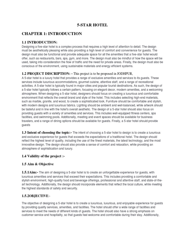 Five Star Hotel Introduction | Download Free PDF | Hotel | Accessibility