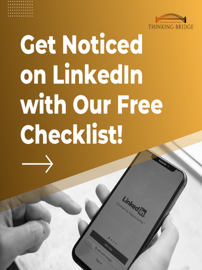 FREE LinkedIn Checklist | PDF