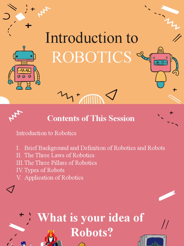 Introduction To Robotics | PDF | Robot | Robotics Introduction To Robotics | PDF | Robot | Robotics