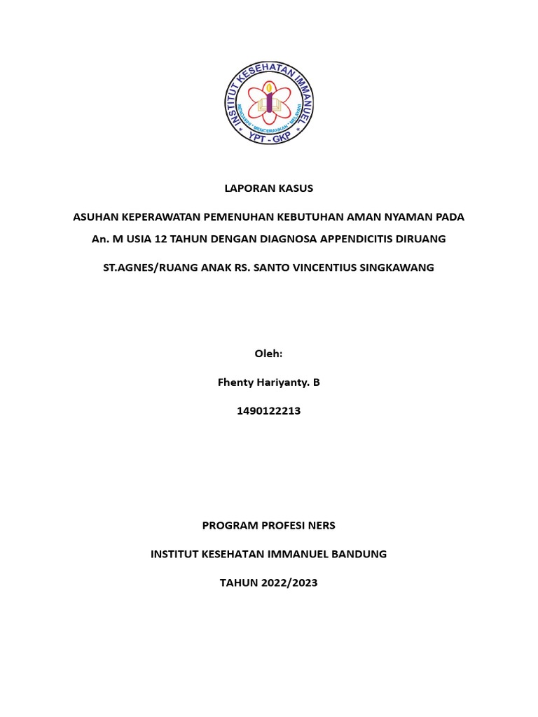 LK KDP Appendicitis | PDF