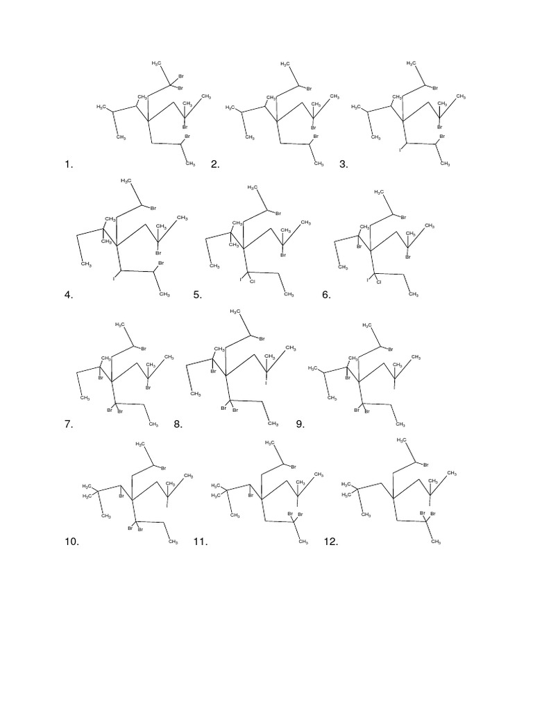 IUPAC Nomenclature 1 | PDF | Chemistry