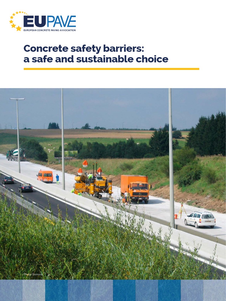 Brochure Concrete Safety Barriers A Safe and Sustainable Choice | PDF ...