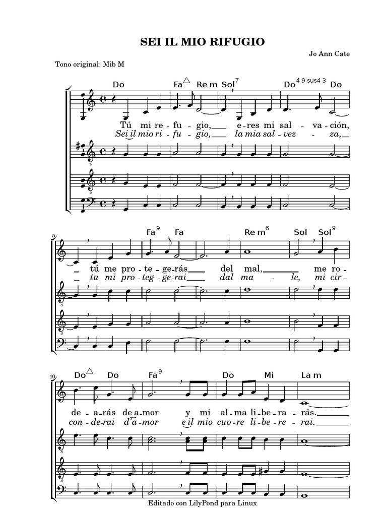 Sei Il Mio Rifugio | PDF
