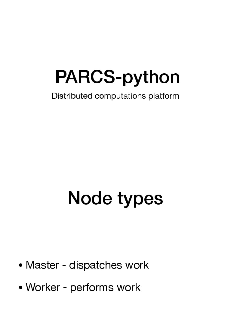 Parcs Python | PDF | Computer Science | Software