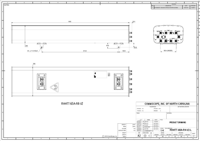 RHHTT-65A-R4-V2 Planimetria | PDF | Metrology