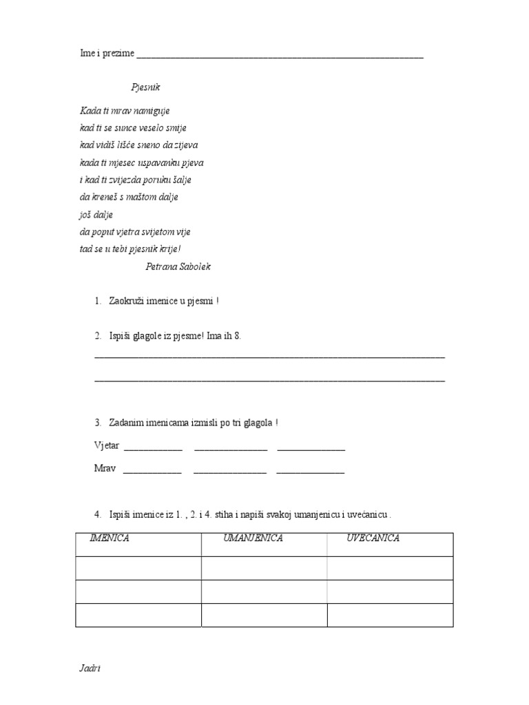 PJESNIK | PDF
