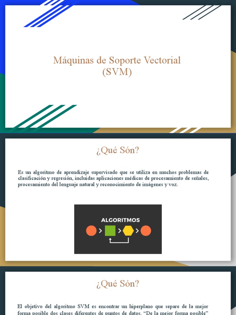 Máquinas de Soporte Vectorial (SVM) | PDF | Máquinas de vectores soporte | Matemáticas Aplicadas