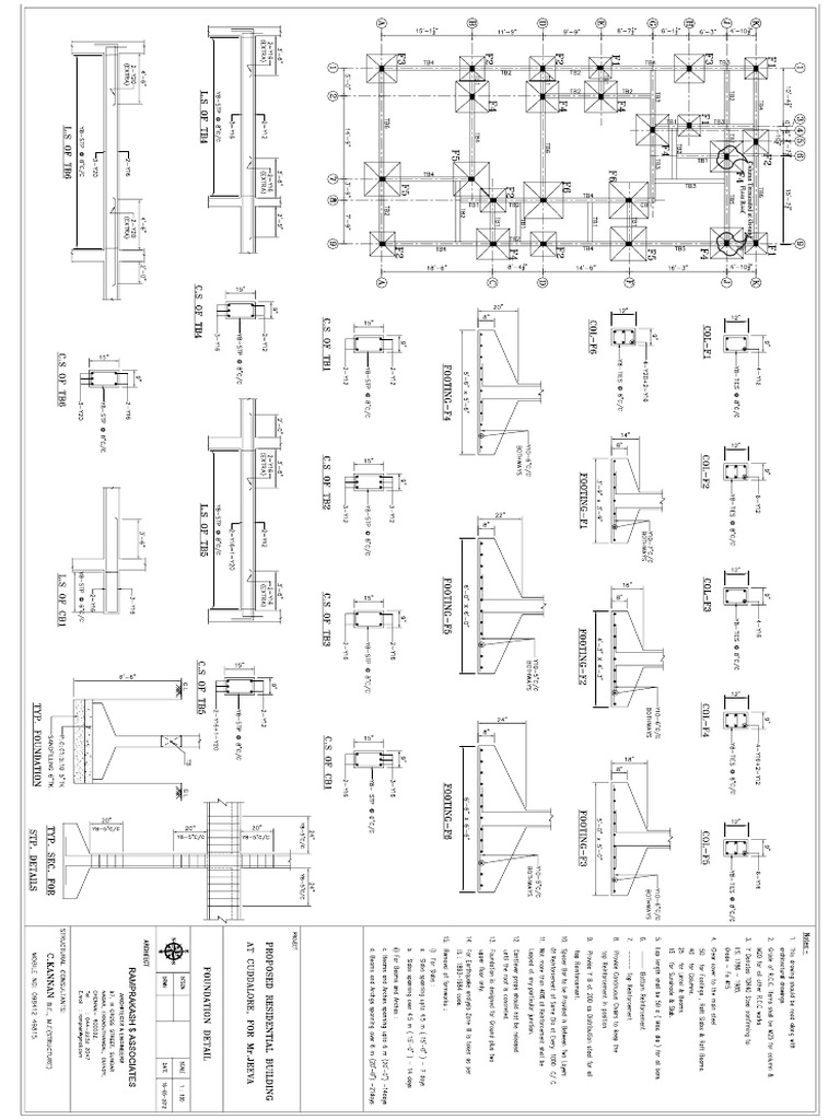 Foundation Details | PDF