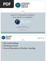 Machine Guarding Safety Standards | PDF | Machines | Safety