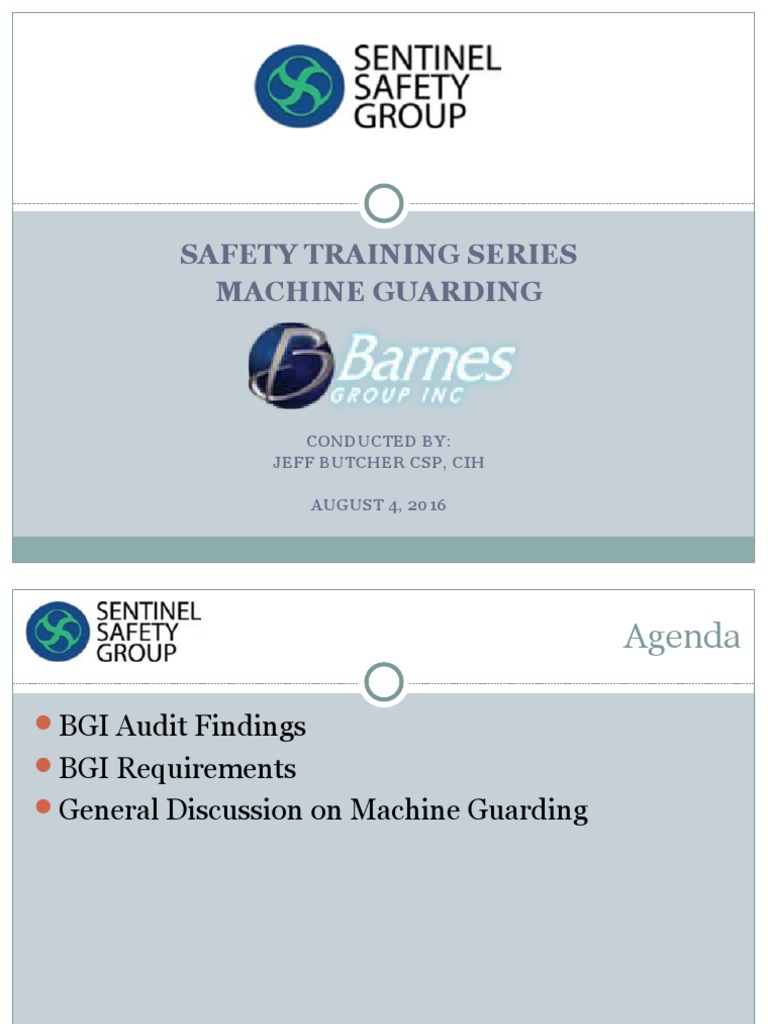 Machine Guarding Sentinel | PDF | Machines | Mechanical Engineering