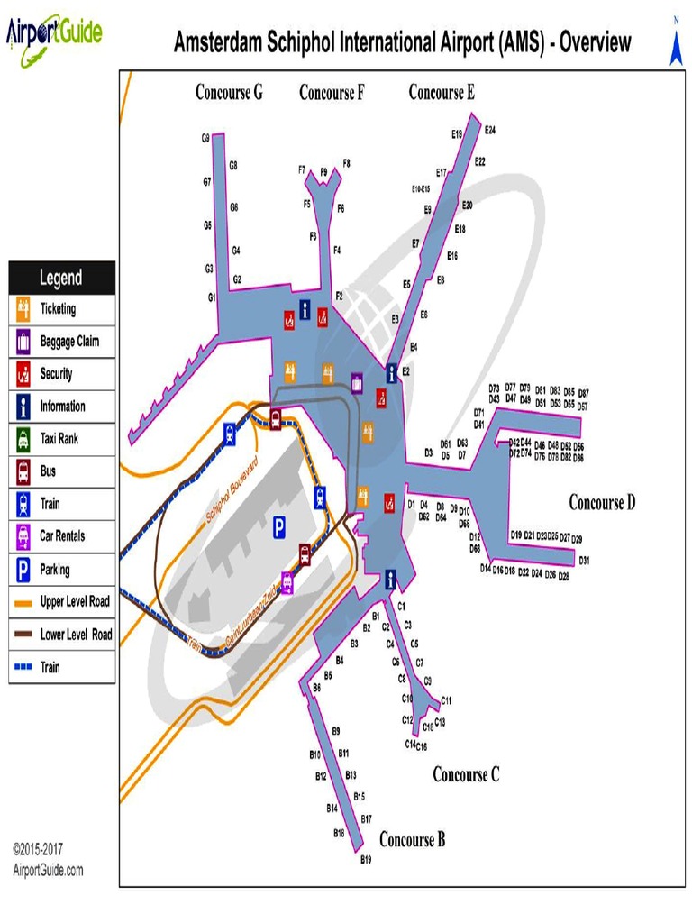 Schiphol Gate Kaart | PDF