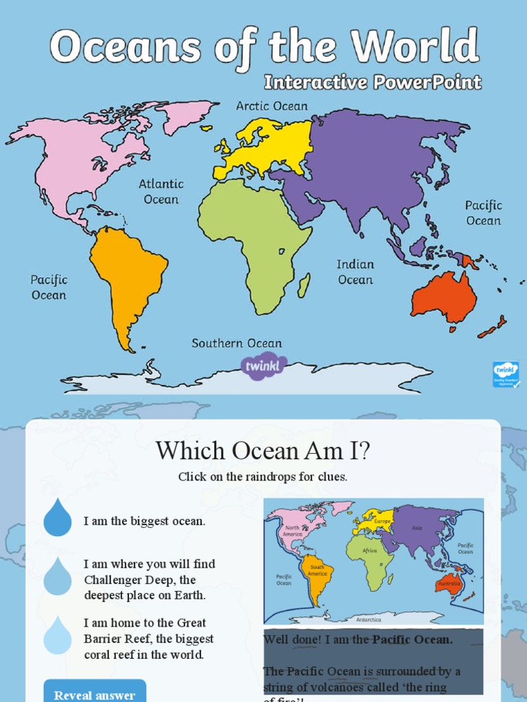 Which ocean am I interactive quiz | PDF | Oceans | Atlantic Ocean