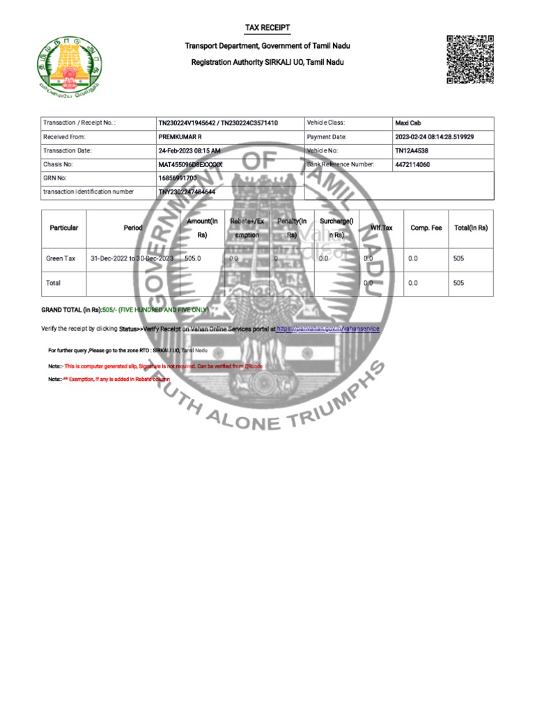 Deva Green Tax | PDF