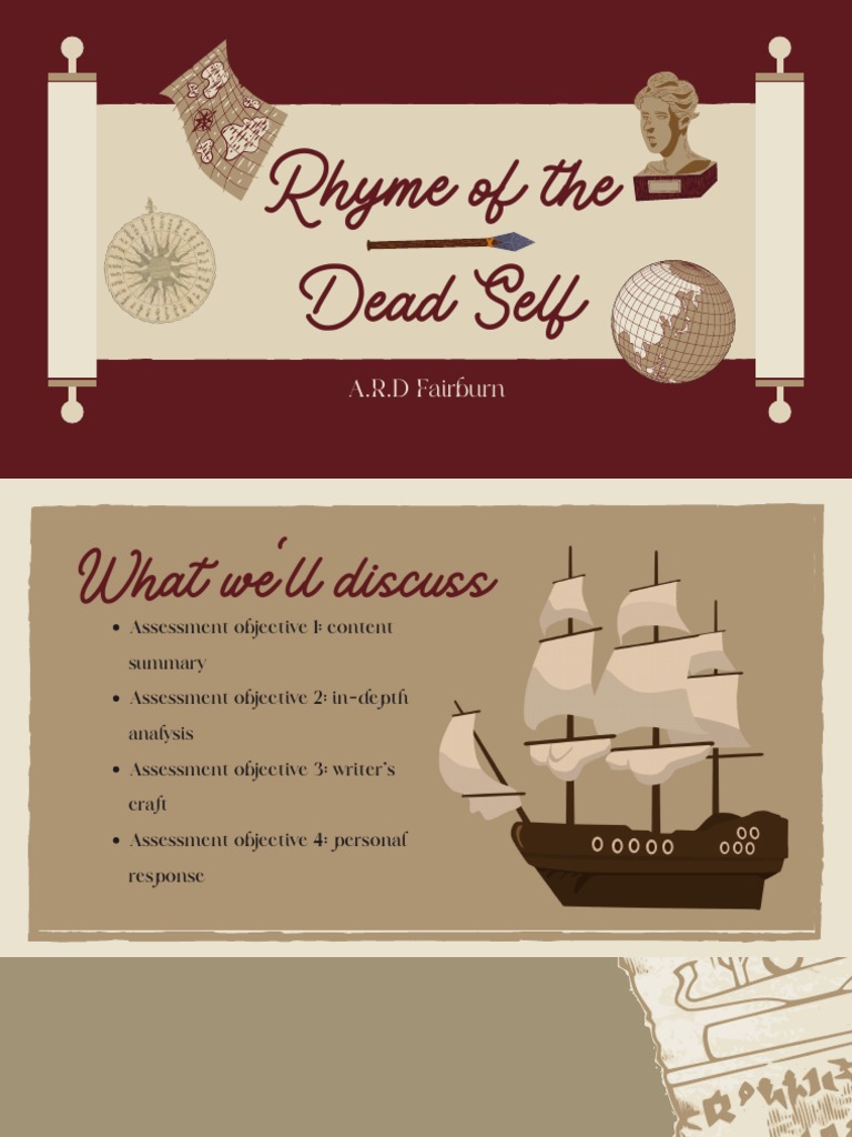 Rhyme of The Dead Self | PDF | Poetry