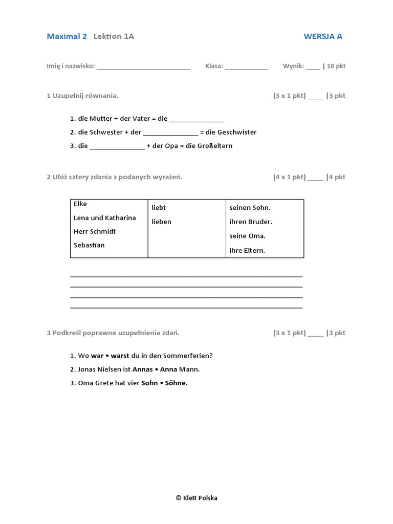 Maximal 2 Lektion 1A | PDF
