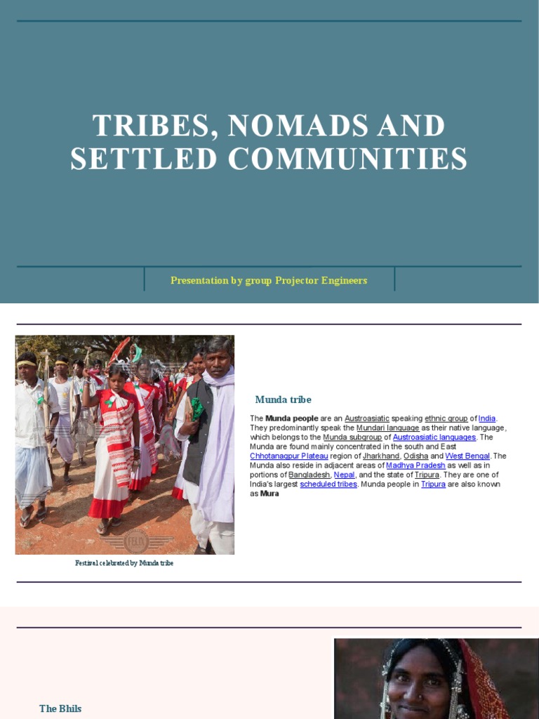 Tribes | PDF | South Asia | Social Groups Of India