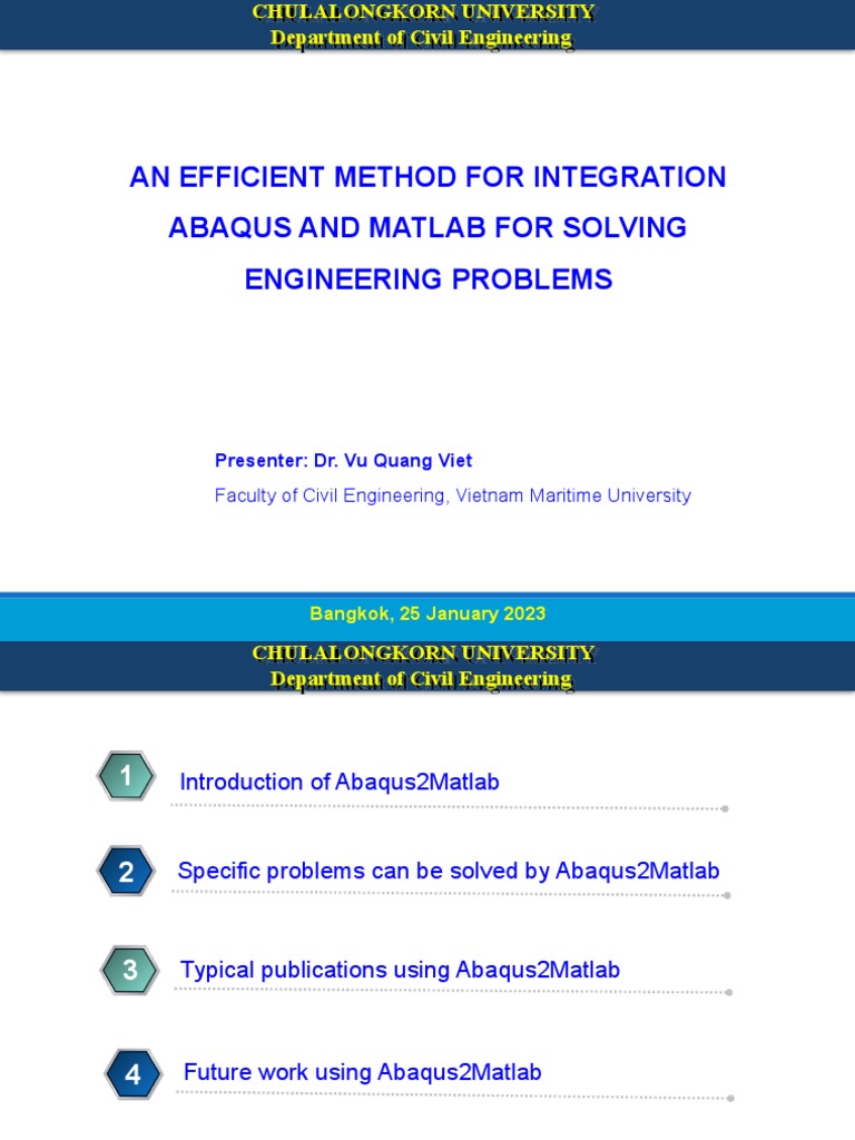 Application of Abaqus2matlab | PDF | Data Analysis | Mathematical Optimization