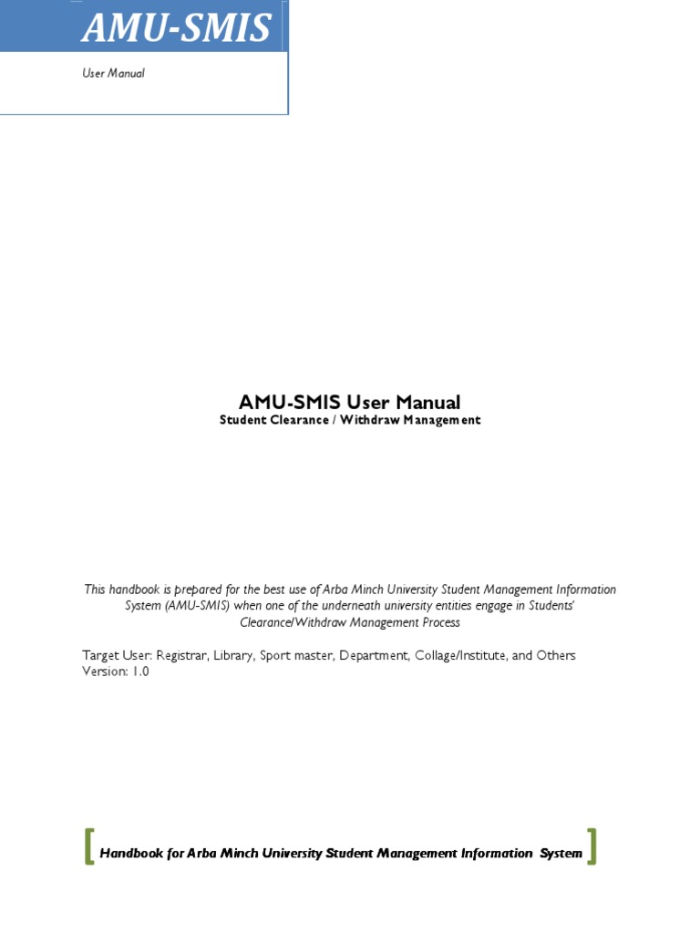 Amu Clearance | PDF | Button (Computing) | Information System