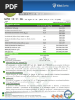Ficha Técnica de Nitro Xtend XP | PDF | Fertilizante | Nutrientes