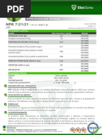 Ficha Técnica de Nitro Xtend XP | PDF | Fertilizante | Nutrientes
