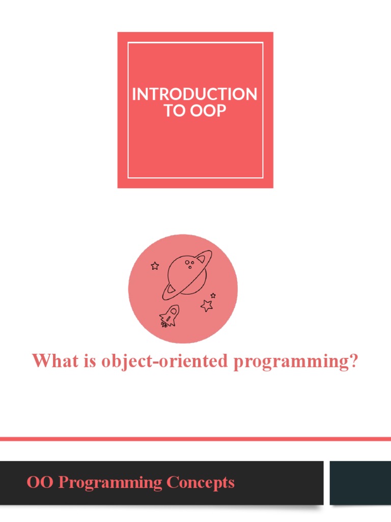 Topic 1 Intro To Oop Pdf Object Oriented Programming Class Computer Programming 3949