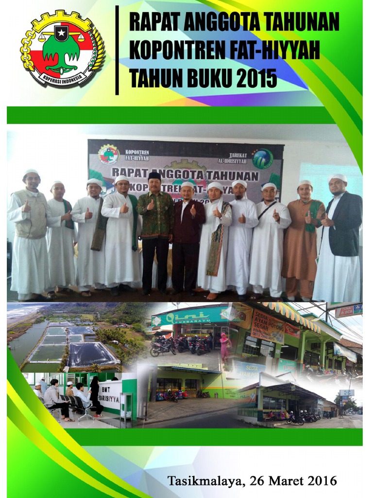 Laporan Rat Tahun Buku 2015 Kopontren Fat Hiyyah | PDF