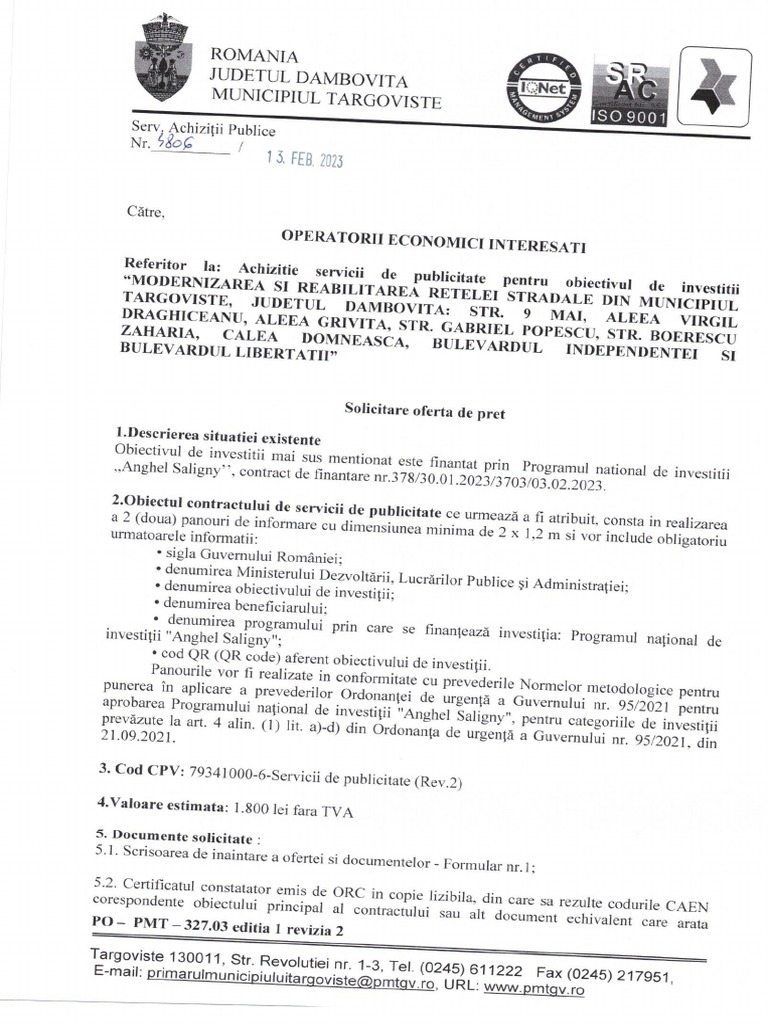 Documentatie Publicitate | PDF