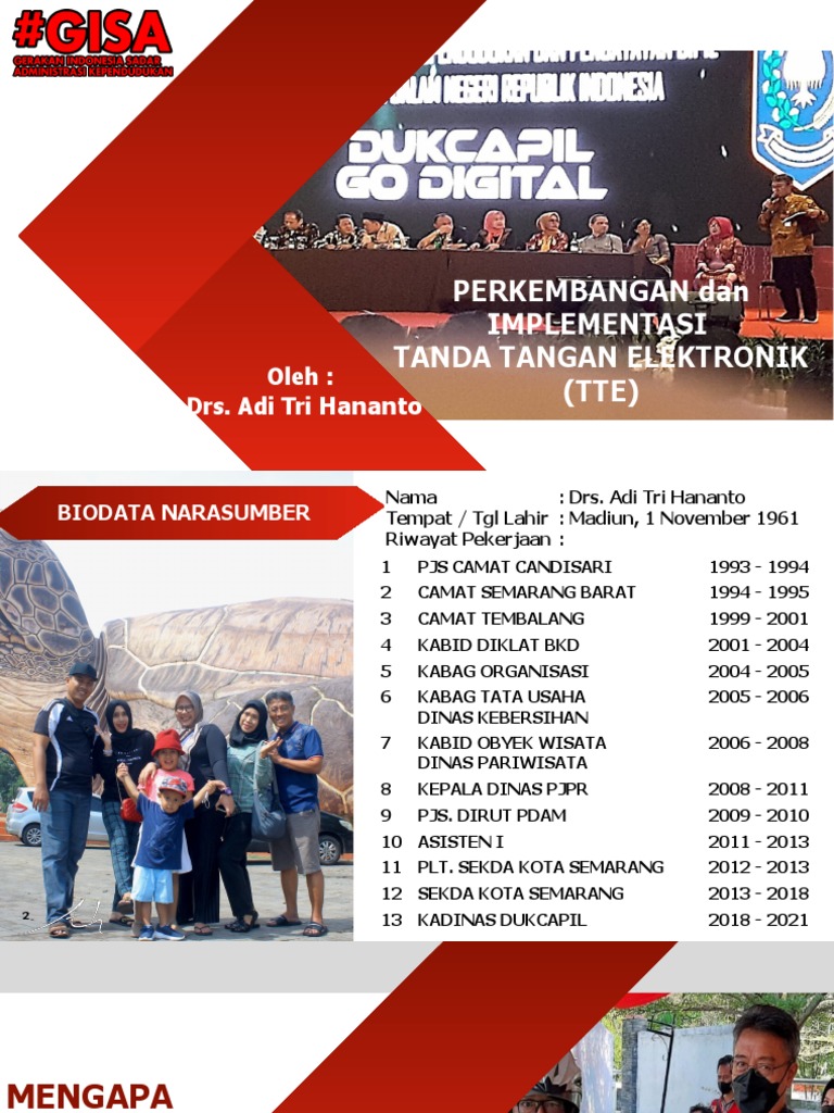 Adi - Tanda Tangan Elektronik (TTE) | PDF