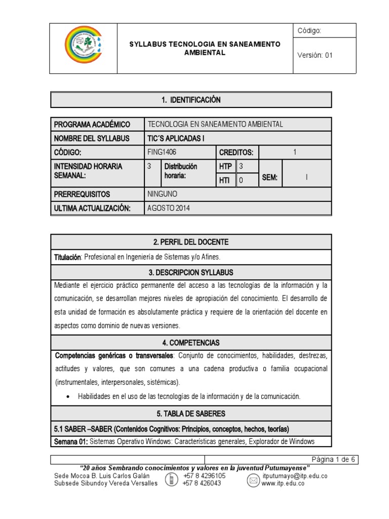 4.tics Aplicadas 1 | PDF | Microsoft Excel | Bases de datos